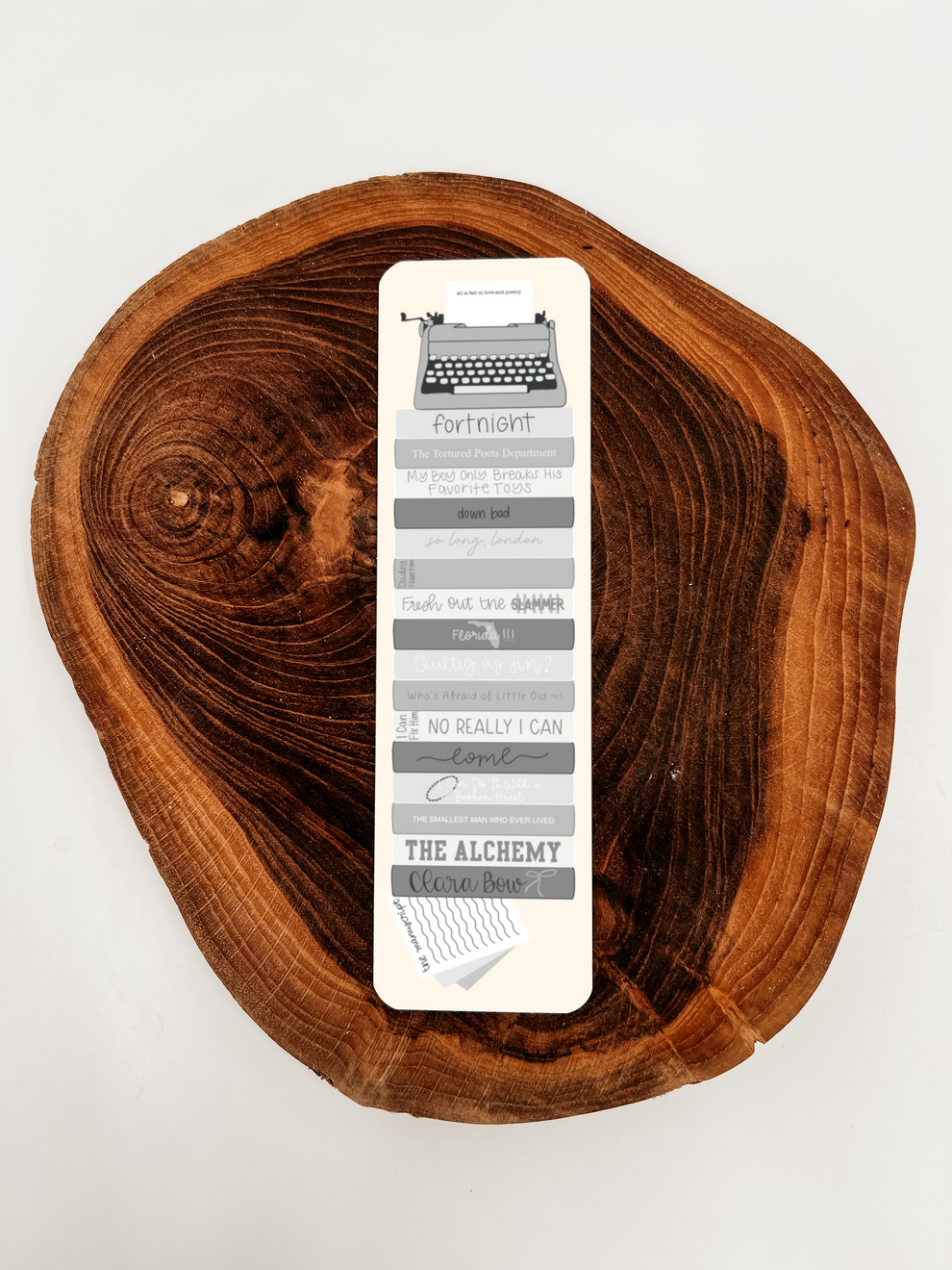 TTPD Inspired Bookmark – Ellie Jade Co