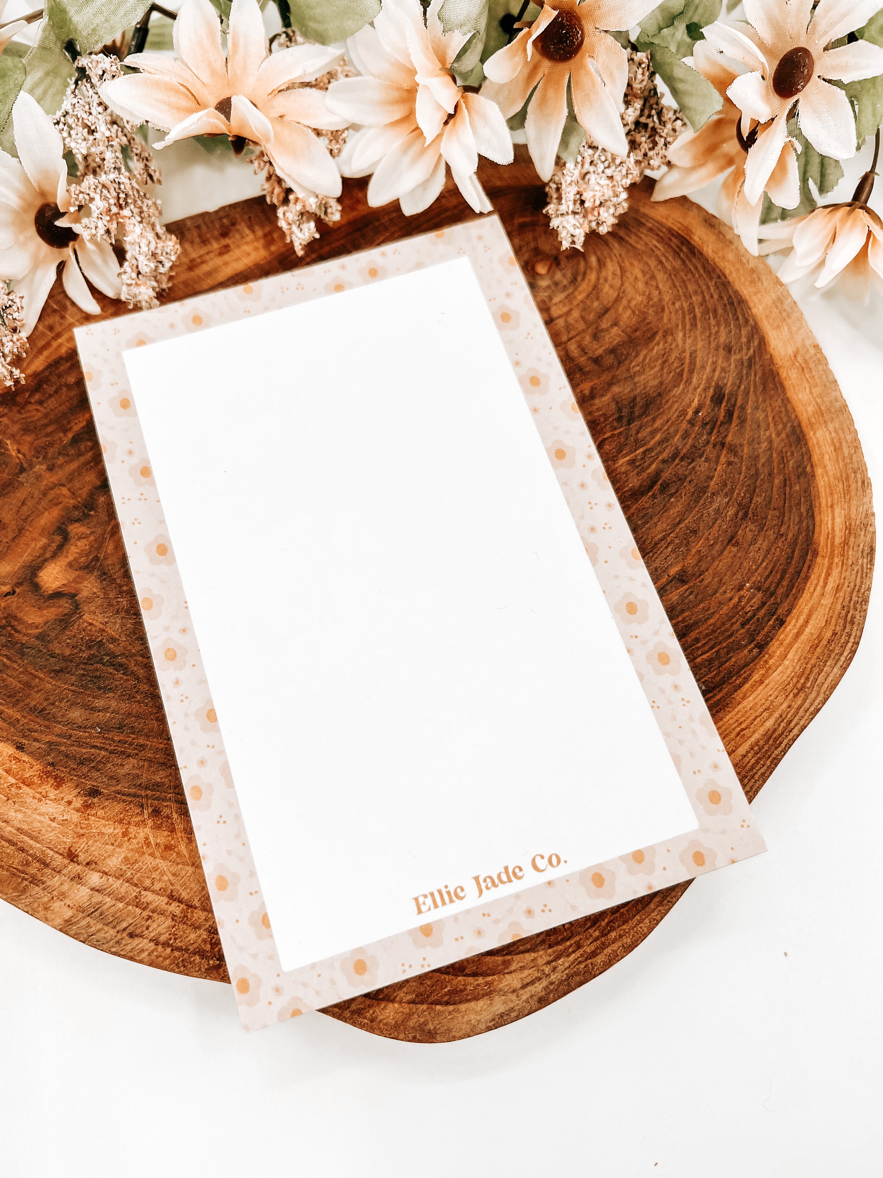 Dainty Daisy Notepad – Ellie Jade Co